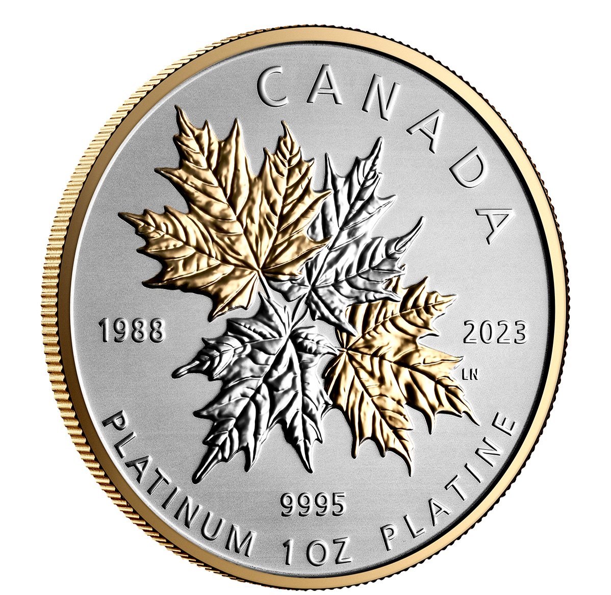 $300 Pure Platinum Coin – Maple Leaf Forever | The Royal Canadian Mint