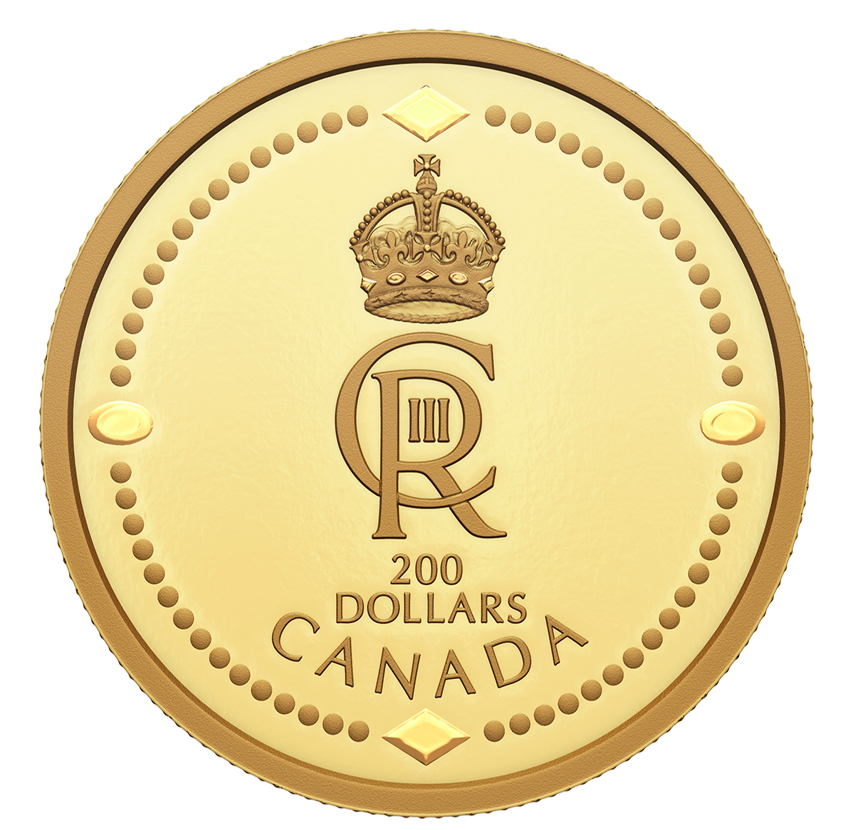 $200 Pure Gold Coin – His Majesty King Charles III’s Royal Cypher | The ...