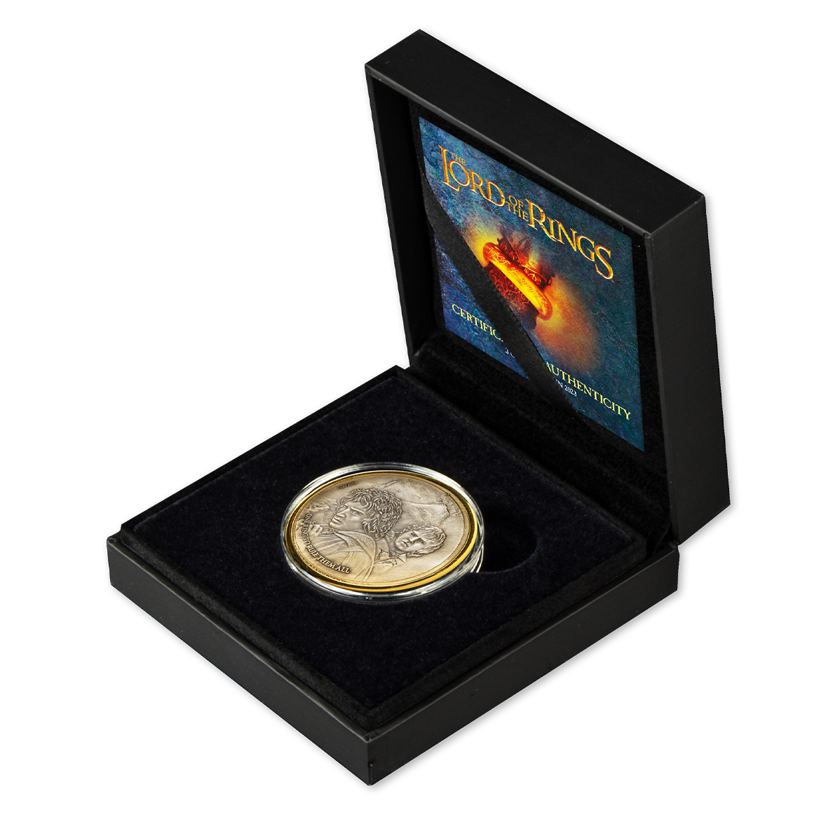 2023 $5 Fine Silver Coin - The Lord of the Rings(TM) - The One Ring ...