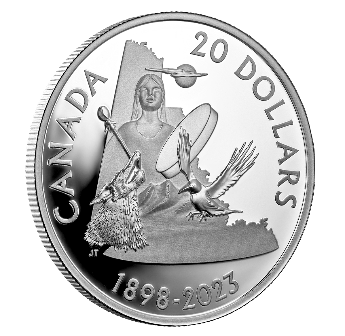 125ᵗʰ Anniversary of Yukon - Fine Silver Coin | The Royal Canadian Mint