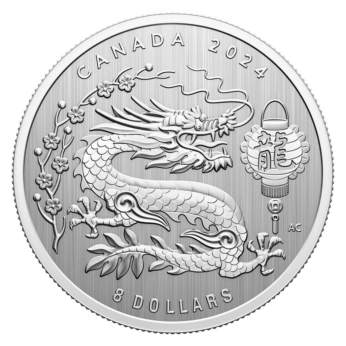 Pièce de ¼ oz en argent pur – Année lunaire du Dragon | La Monnaie ...