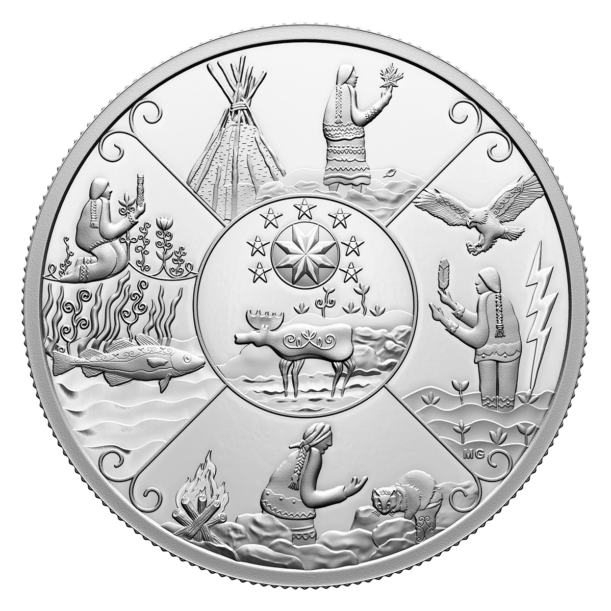 1 oz. Pure Silver Coin – Generations: Mi’kmaq Creation Story | The ...