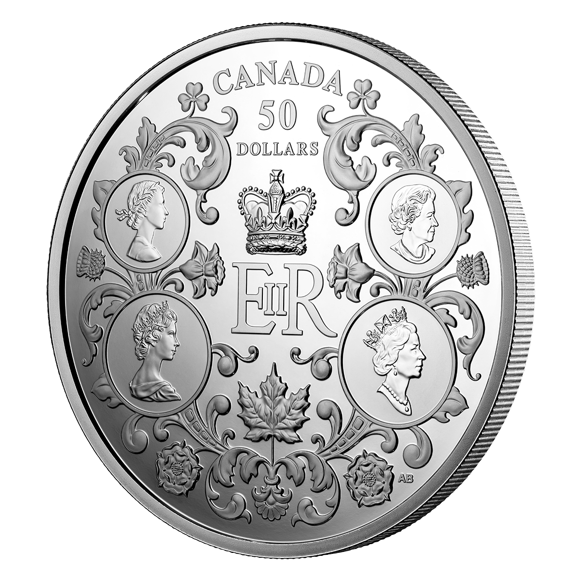 Queen Elizabeth II’s Reign - 5 oz. Pure Silver Coin (2022) | The Royal ...