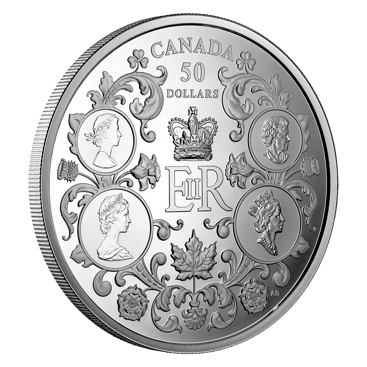 Queen Elizabeth II’s Reign - 5 oz. Pure Silver Coin (2022) | The Royal ...