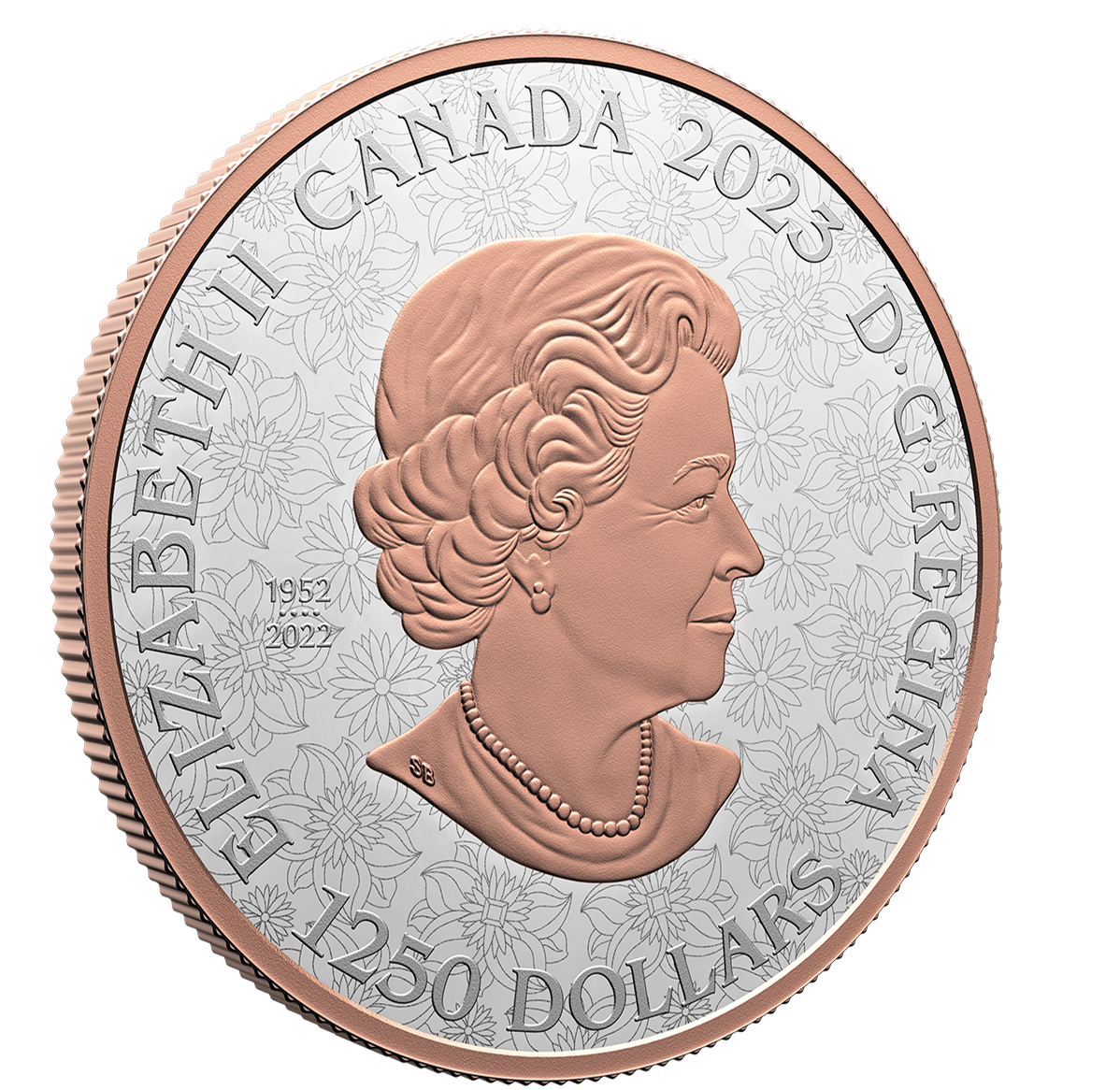 10 oz. Pure Platinum Pink Diamond Coin – Beauteous | The Royal Canadian ...