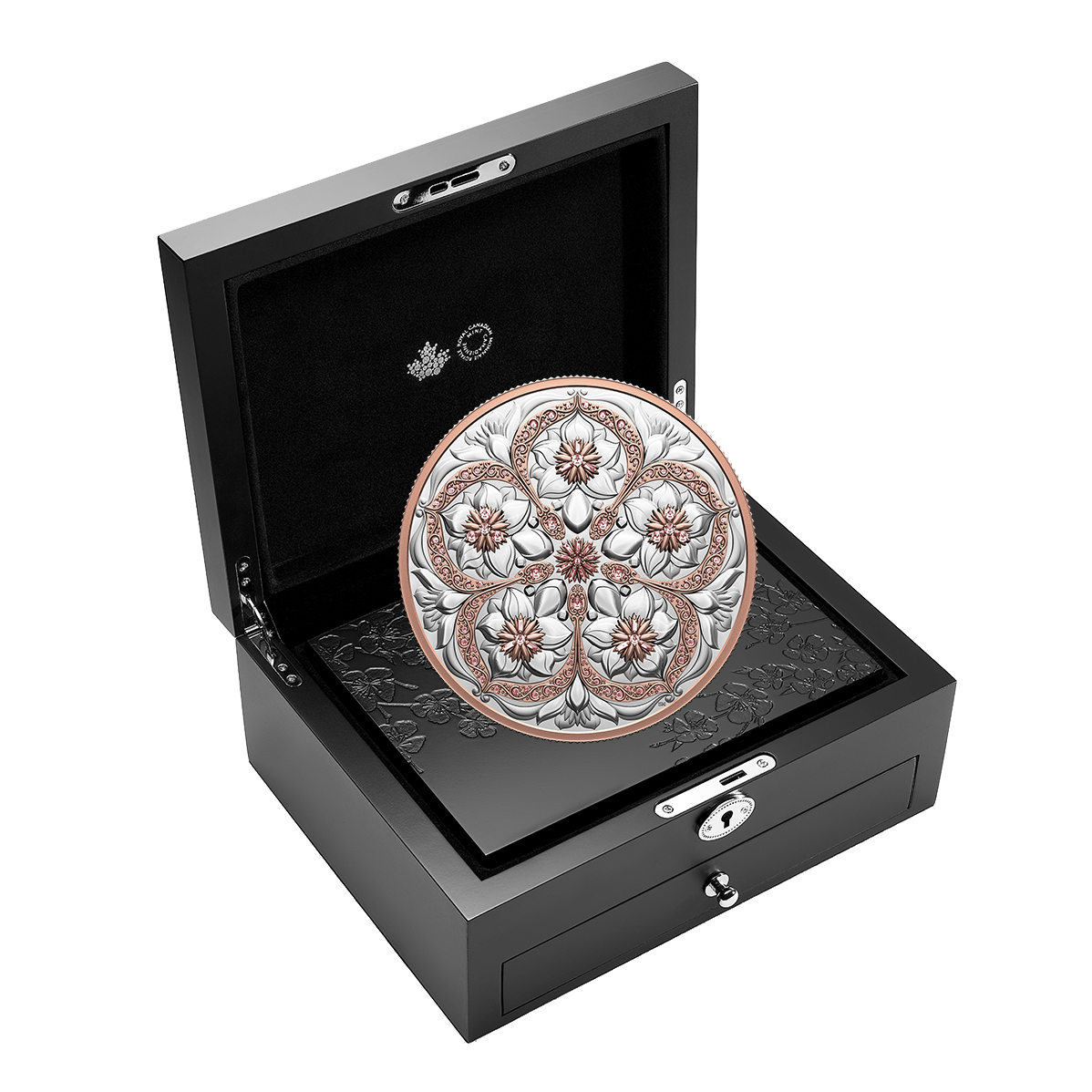 10 oz. Pure Platinum Pink Diamond Coin – Beauteous | The Royal Canadian ...