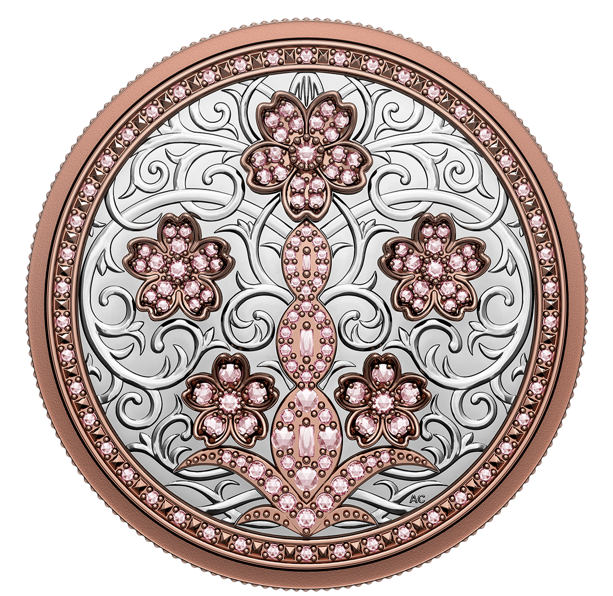 2 oz. Pure Platinum Pink Diamond Coin – Harmonious | The Royal Canadian ...