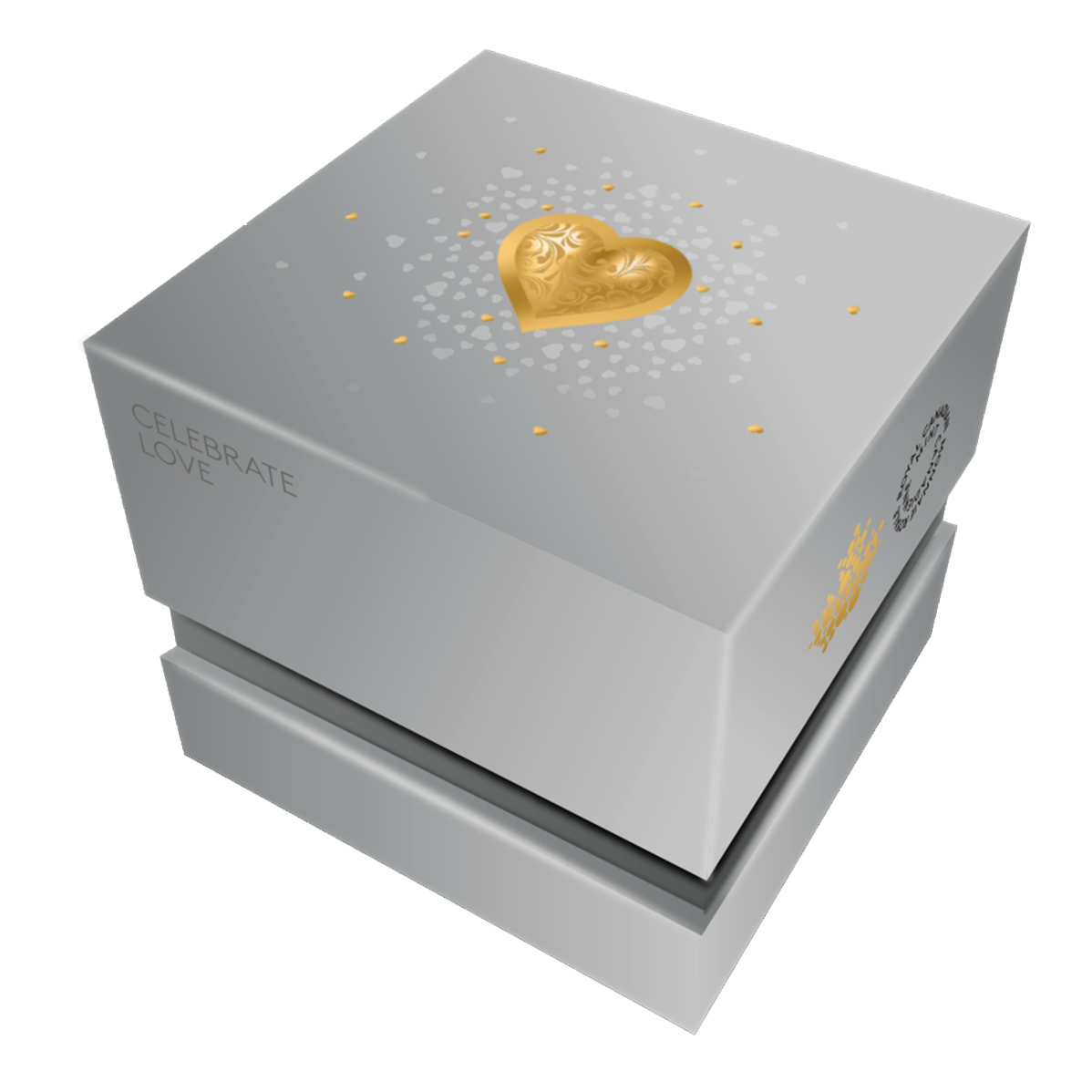 Celebrate Love - 1 oz. Pure Silver Coin with Yellow Gold Plating | The ...