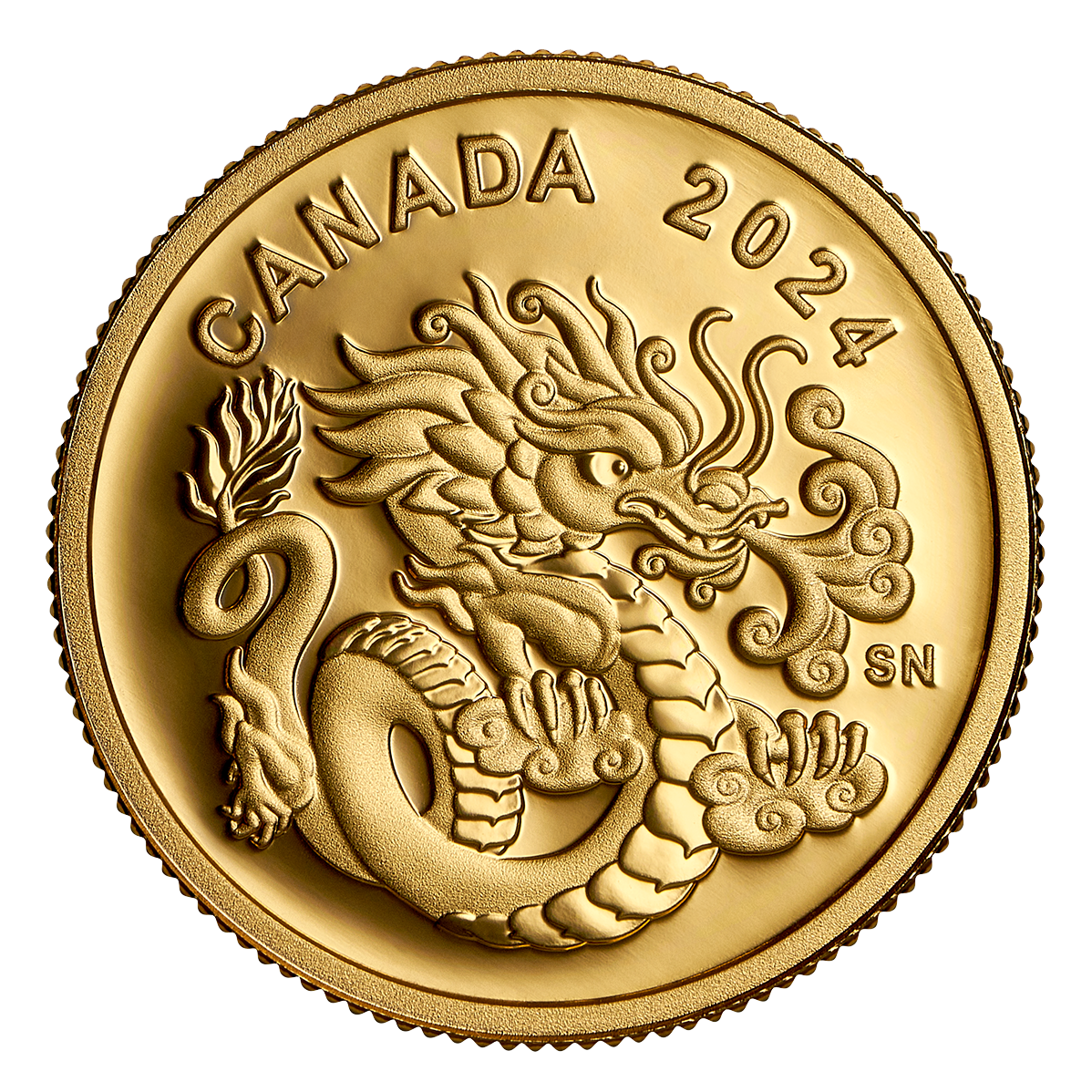 Spirit Dragon – 1/20 oz. Pure Gold Coin | The Royal Canadian Mint