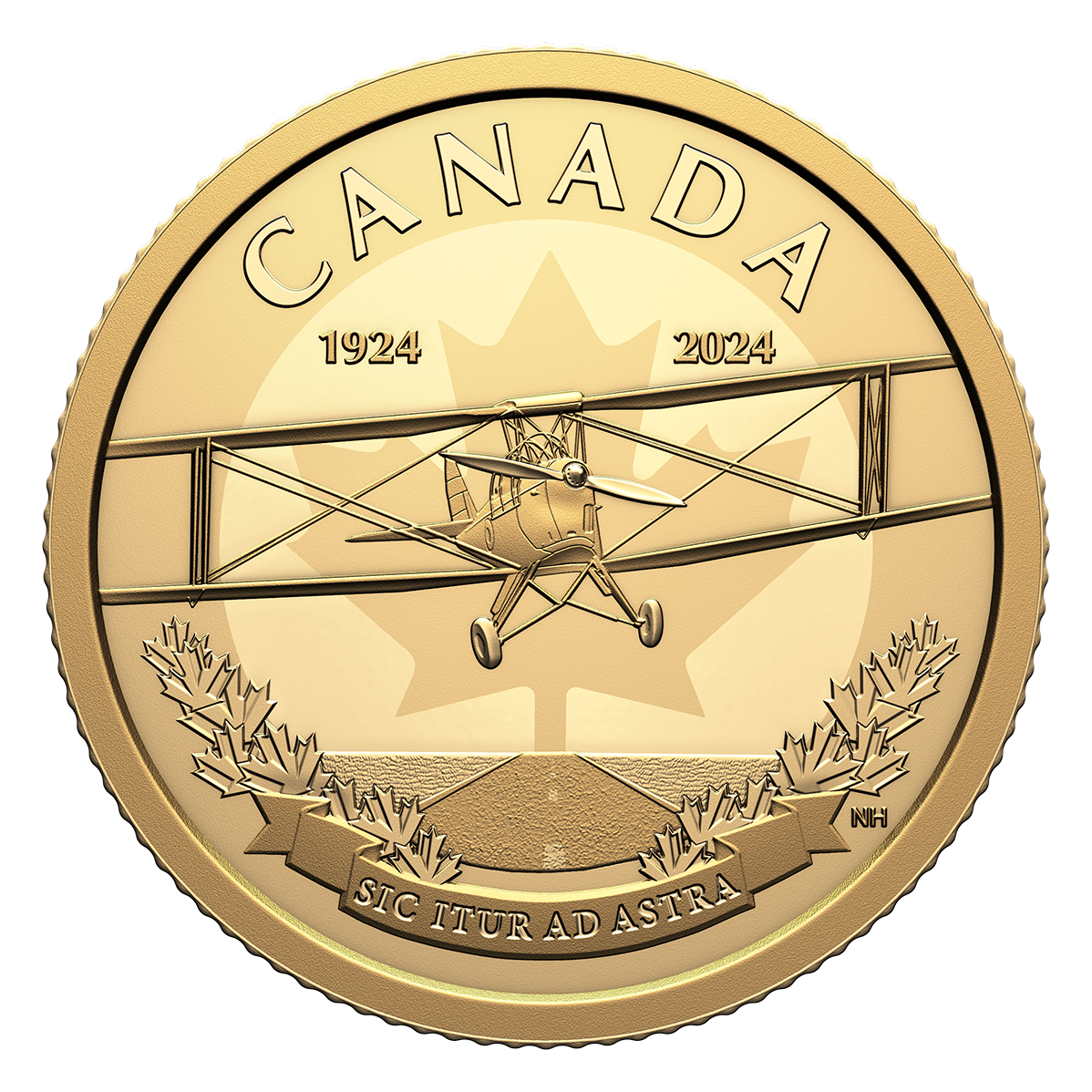 100th Anniversary of the Royal Canadian Air Force - Pure Gold Coin ...