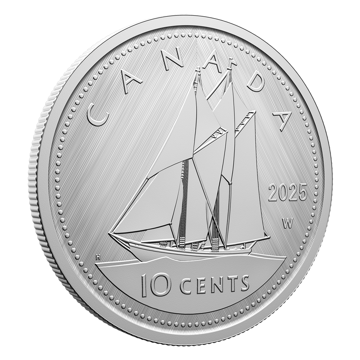 Tribute: W Mint Mark – Bluenose – 1 oz. Fine Silver Coin | The Royal ...