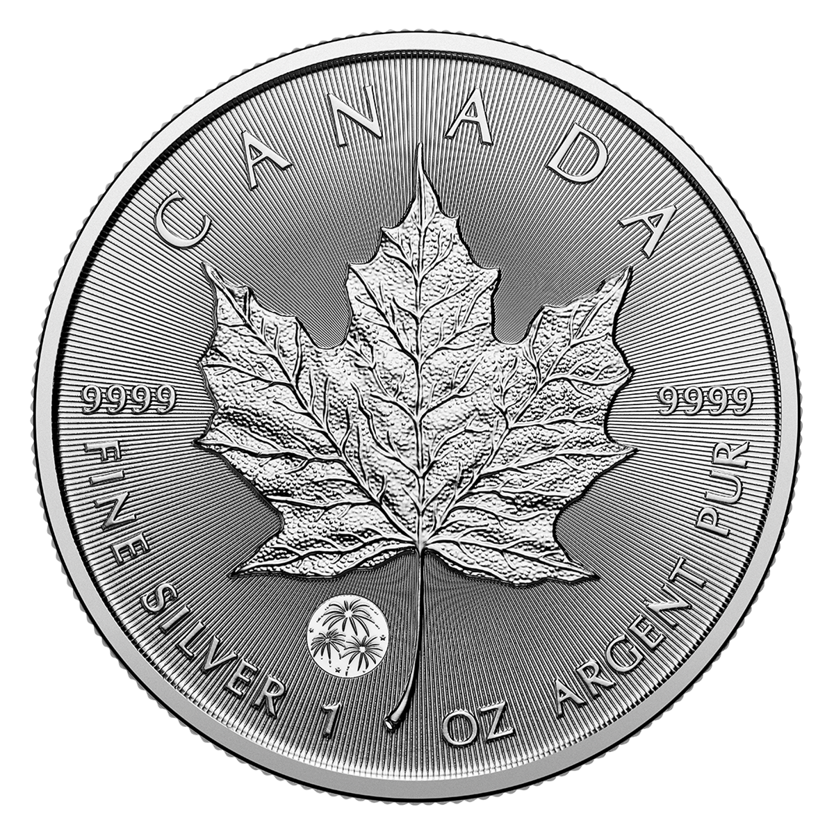 Treasured Silver Maple Leaf: Congratulations! Privy Mark - 1 oz. 99.99% ...