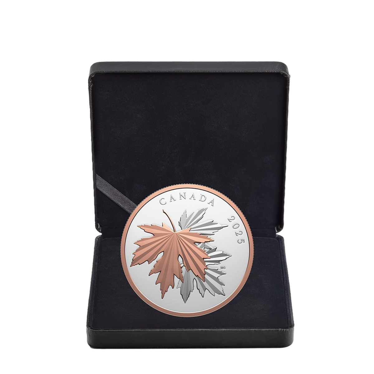 Gleaming Maple Leaves – 10 oz. Fine Silver Coin | The Royal Canadian Mint