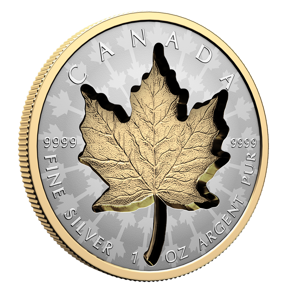 1 oz. Fine Silver Coin – Super Incuse Silver Maple Leaf | The Royal ...