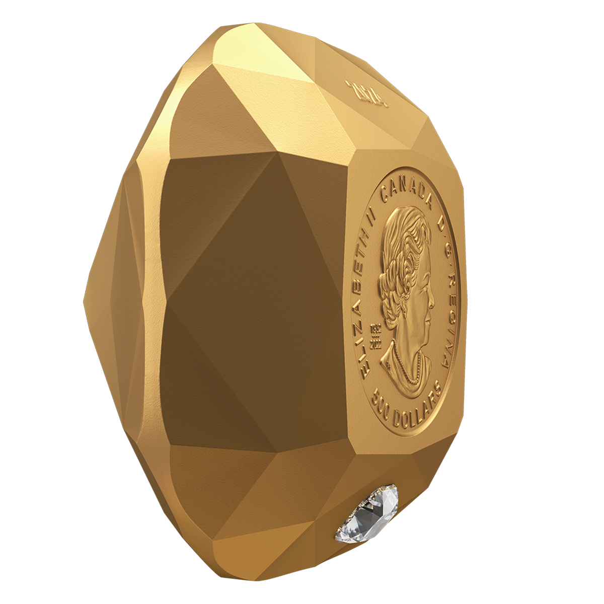 Pure Gold Diamond-Shaped Coin – De Beers Ideal Cushion Diamond | The ...