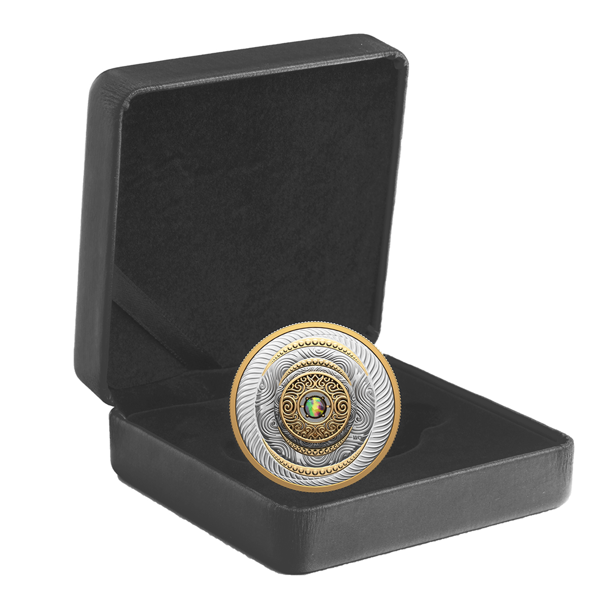 Pure Silver Coin – Dancing Ammolite: Elements of Nature – Air | The ...