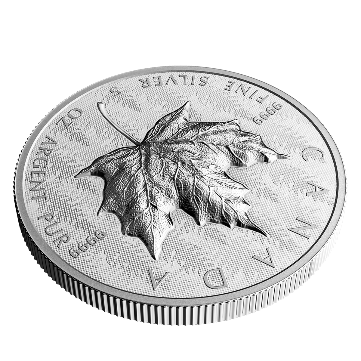 $50 Pure Silver Coin – Ultra High Relief 5 oz. SML | The Royal Canadian ...
