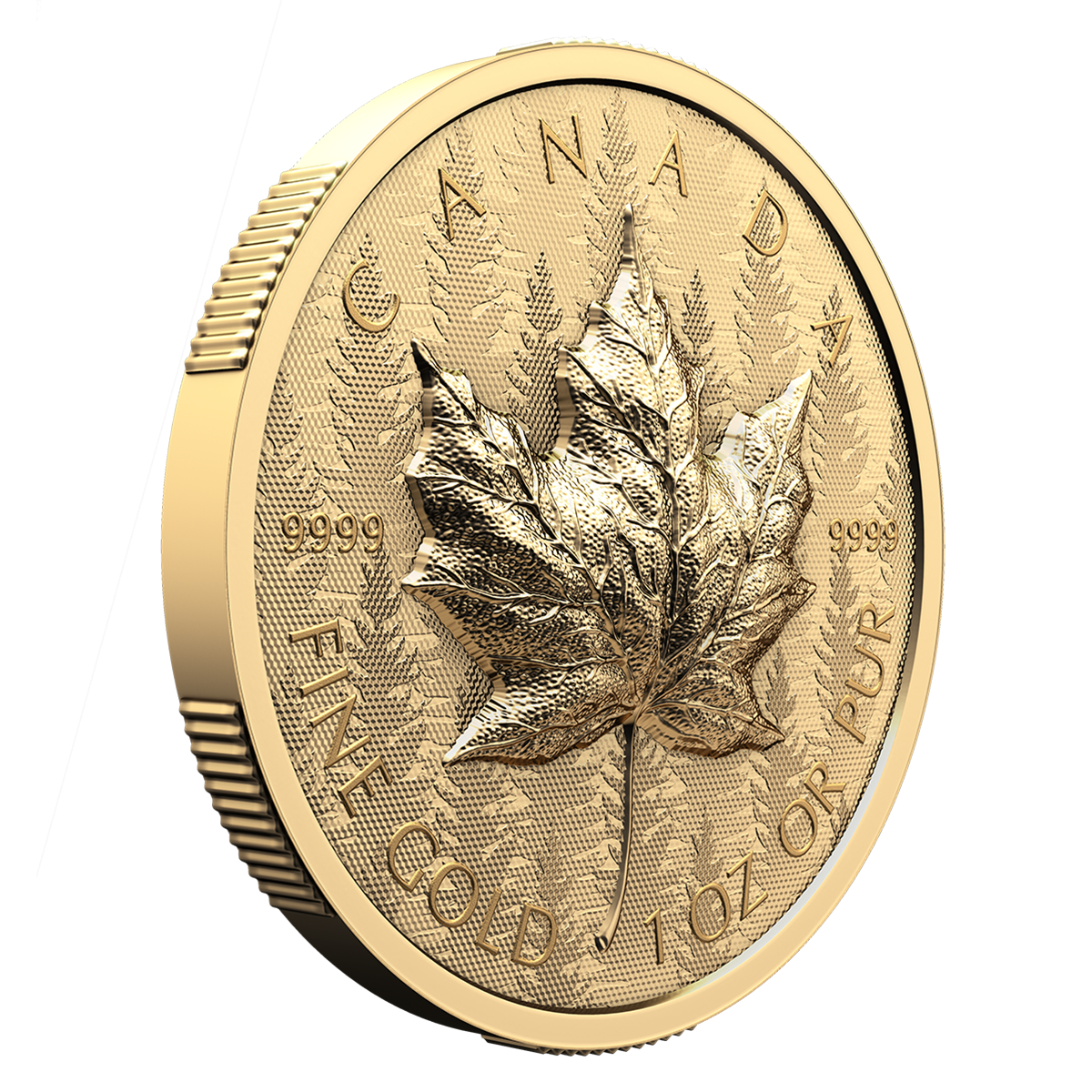 $200 Pure Gold Coin – Ultra High Relief 1 oz. GML | The Royal Canadian Mint