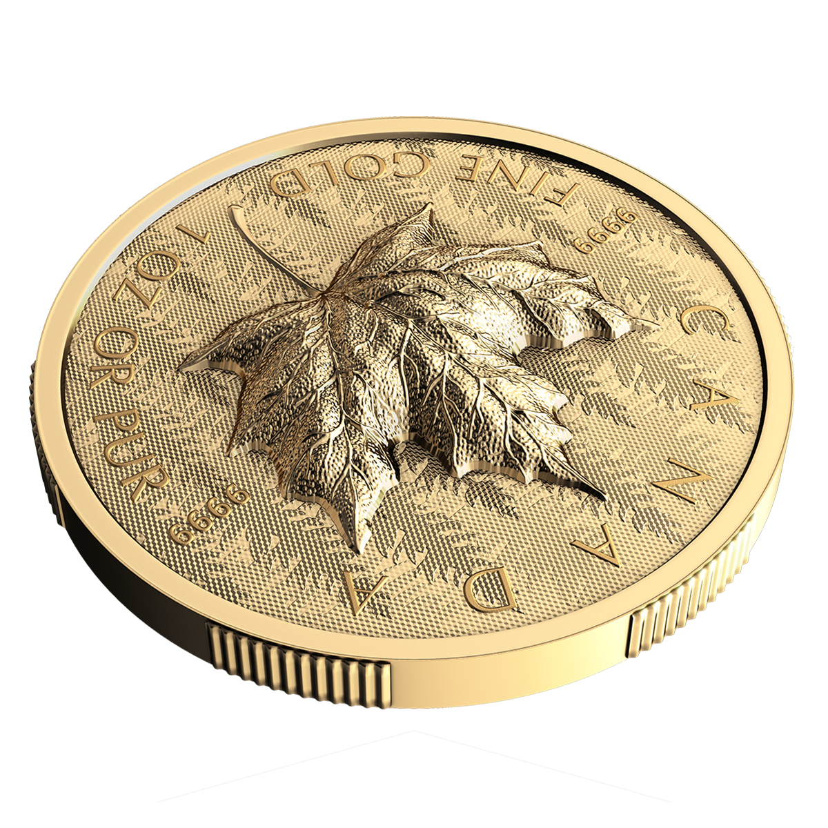 $200 Pure Gold Coin – Ultra High Relief 1 oz. GML | The Royal Canadian Mint