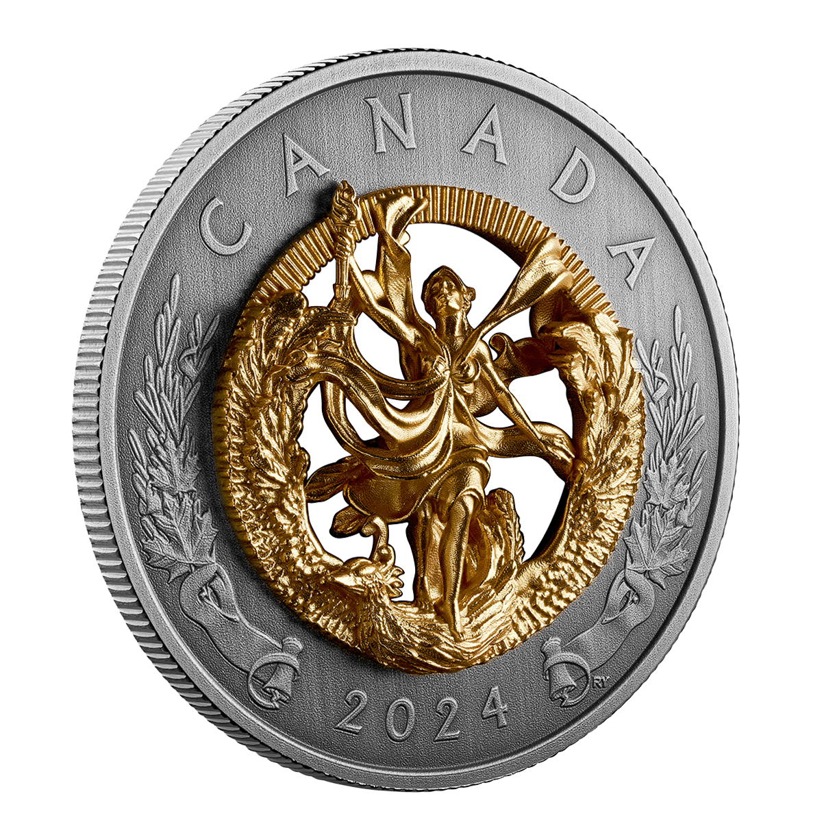 $50 Fine Silver Coin – Allegory of Freedom | The Royal Canadian Mint