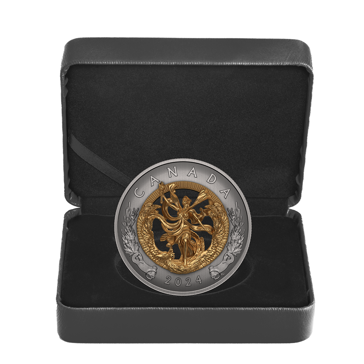 $50 Fine Silver Coin – Allegory of Freedom | The Royal Canadian Mint