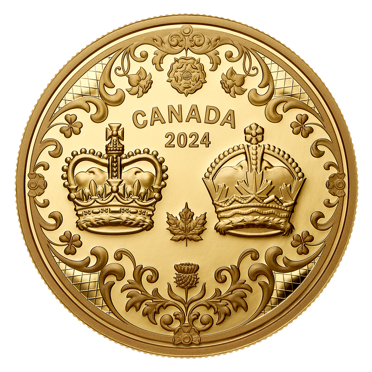 $200 Pure Gold Coin – The Crowns | The Royal Canadian Mint