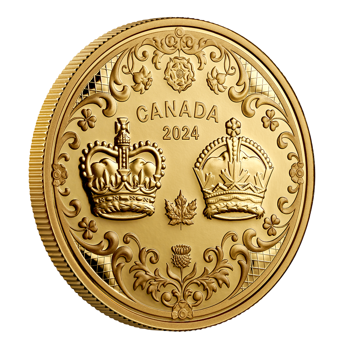 $200 Pure Gold Coin – The Crowns | The Royal Canadian Mint