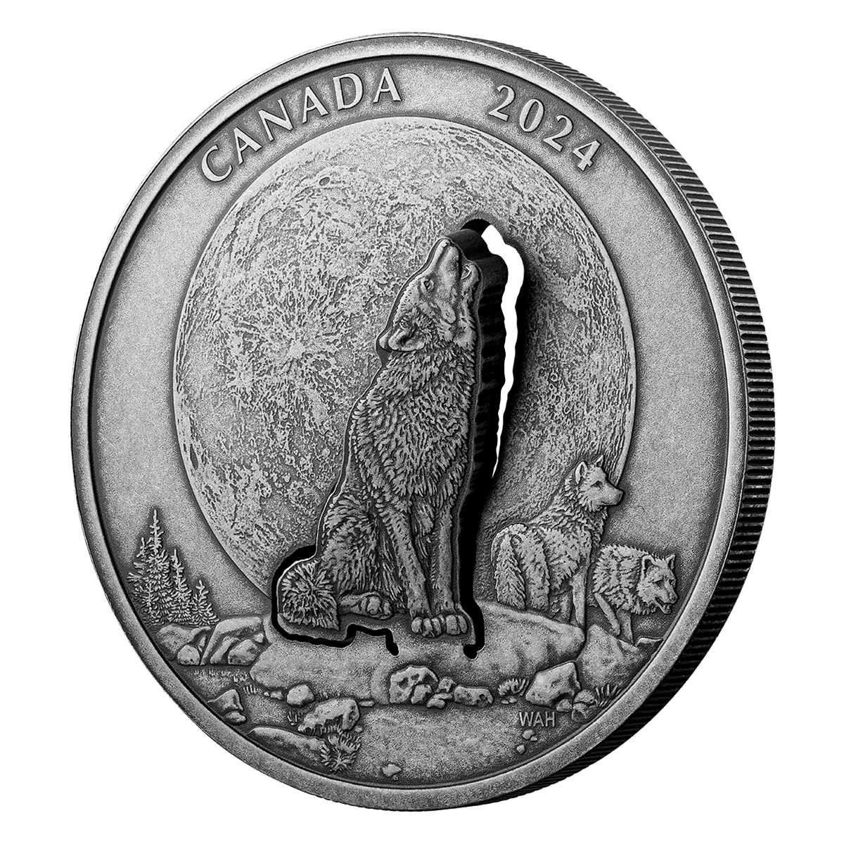 The Howling Wolf - Pure Silver Coin | The Royal Canadian Mint