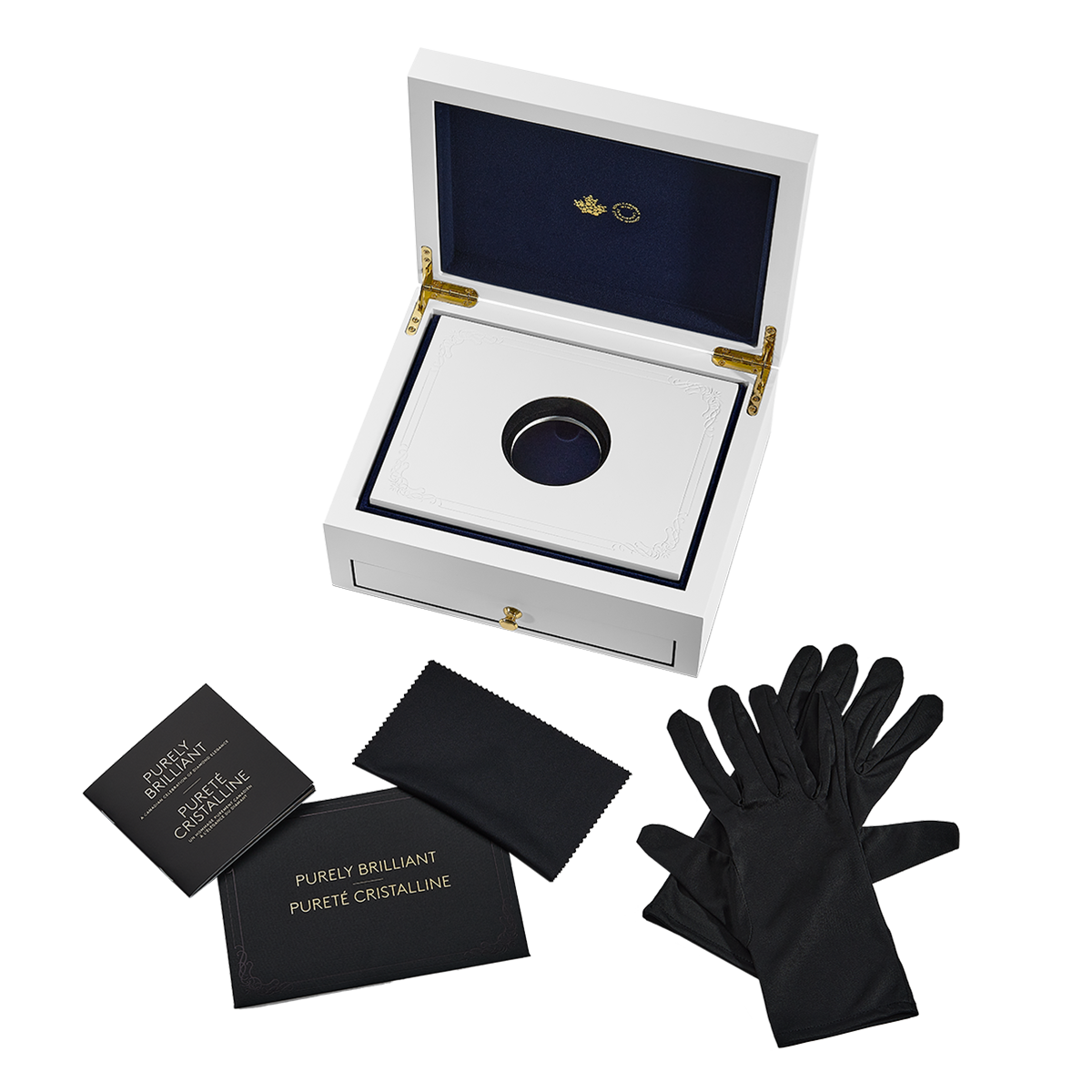 Purely Brilliant - 5 oz. Pure Gold Coin with Diamonds | The Royal ...
