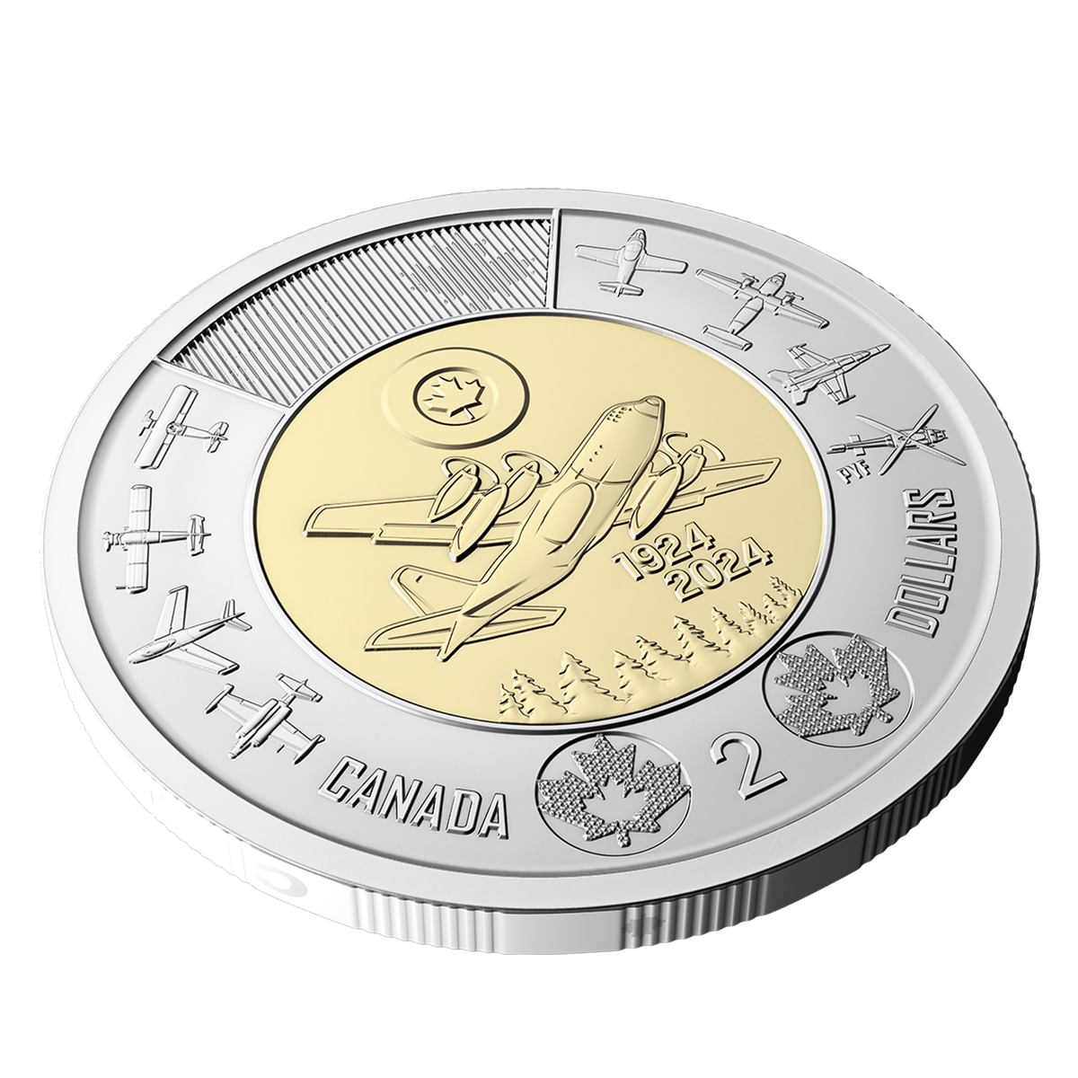 2024 $2 100th Anniversary of the Royal Canadian Air Force Non ...