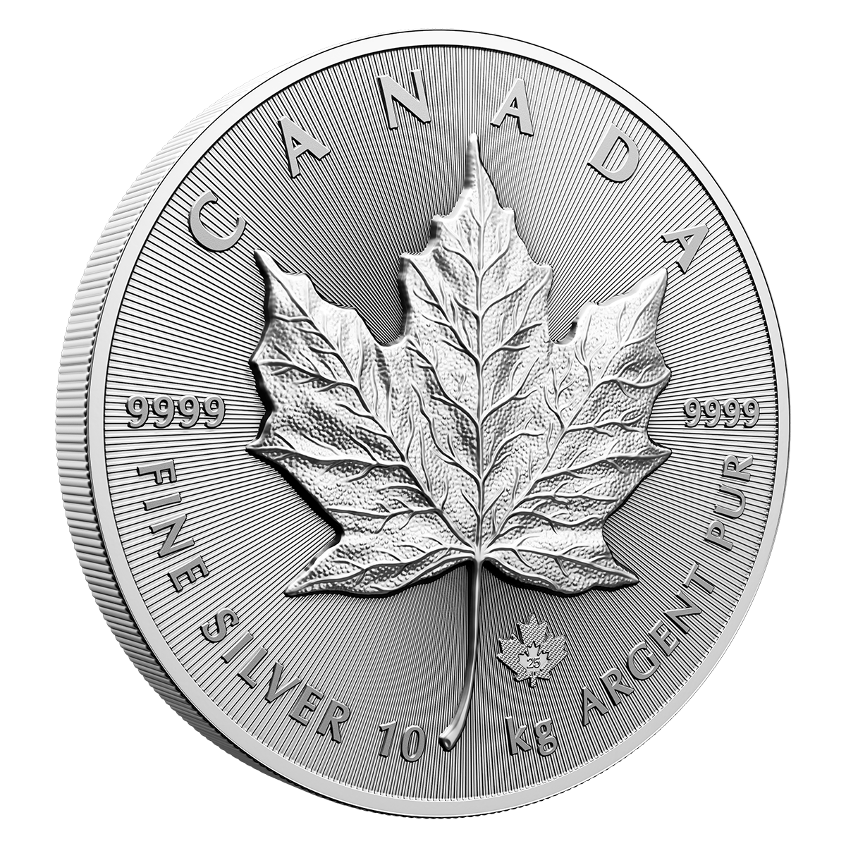 Big Silver Maple Leaf – 10 Kilo Fine Silver Coin | The Royal Canadian Mint