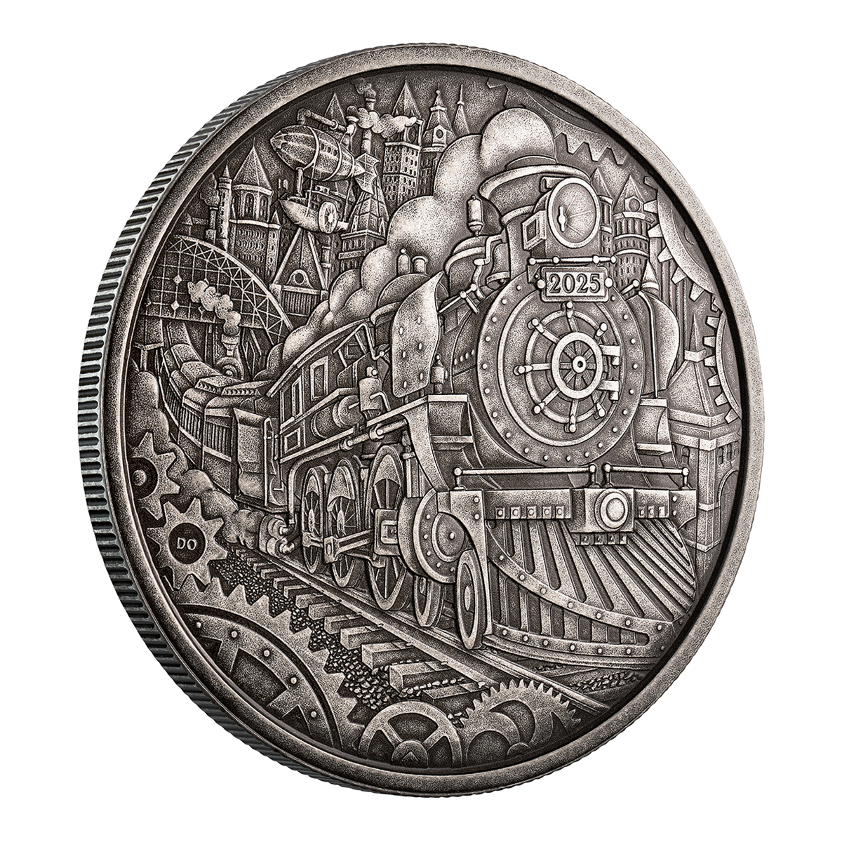A Whimsical Tale: Steam Locomotive – 3-oz. Fine Silver Coin | The Royal ...