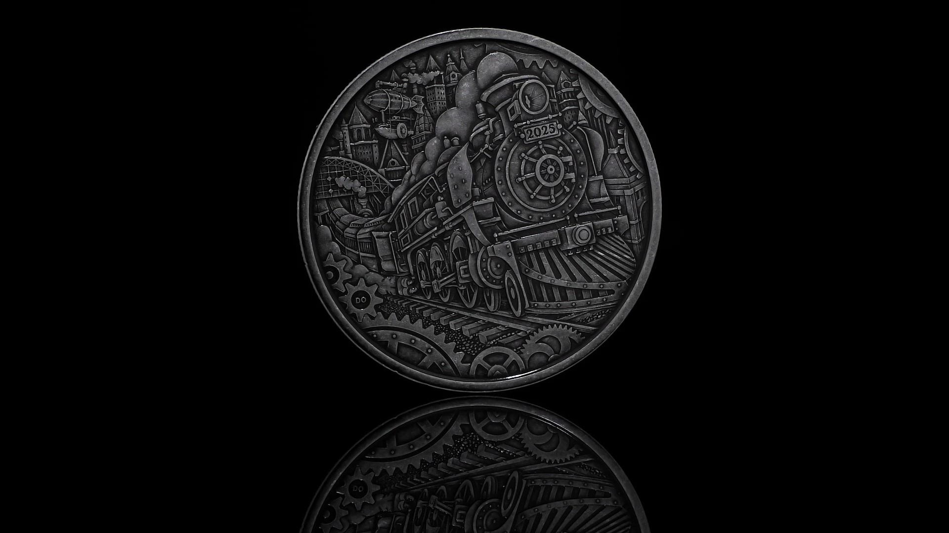 A Whimsical Tale: Steam Locomotive – 3-oz. Fine Silver Coin | The Royal ...