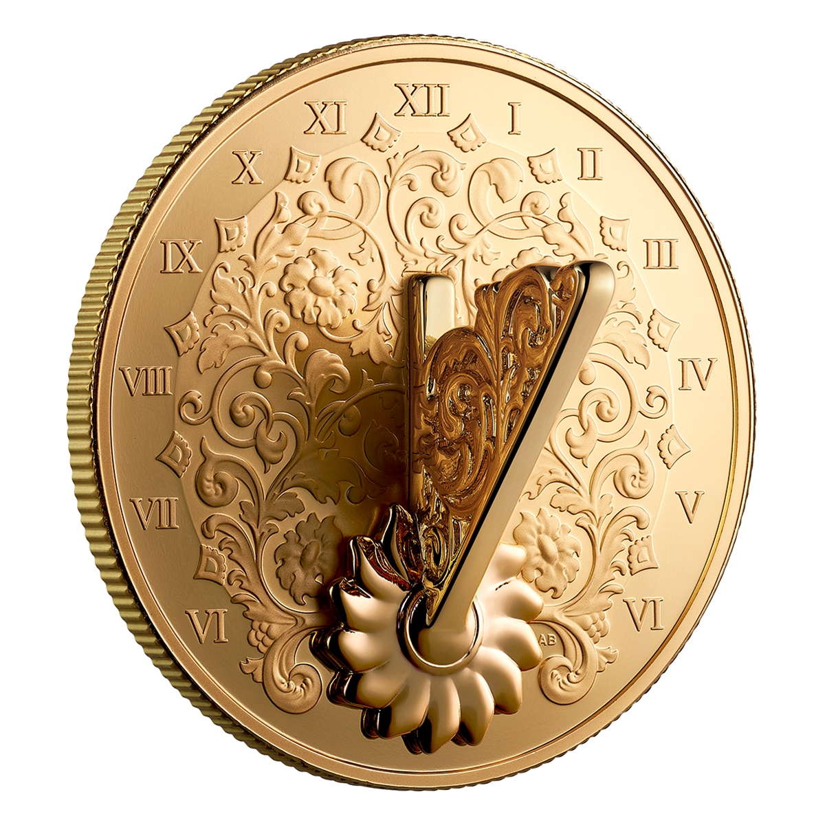 The Gilded Sundial - 1 oz. Fine Silver Coin | The Royal Canadian Mint