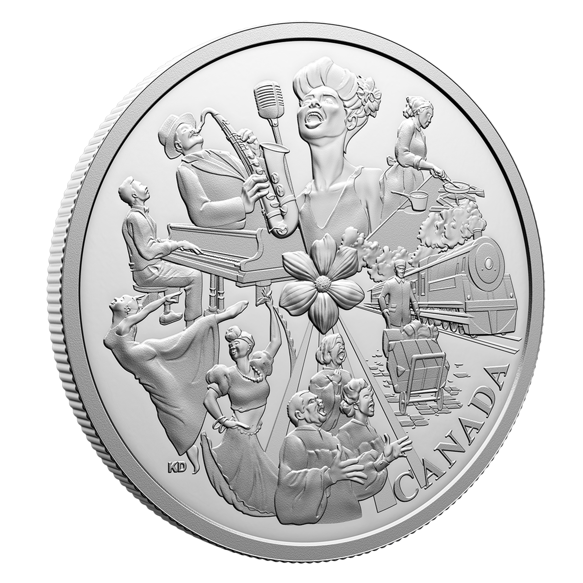 Commemorating Black History: Hogan’s Alley – 1 oz. Fine Silver Coin ...