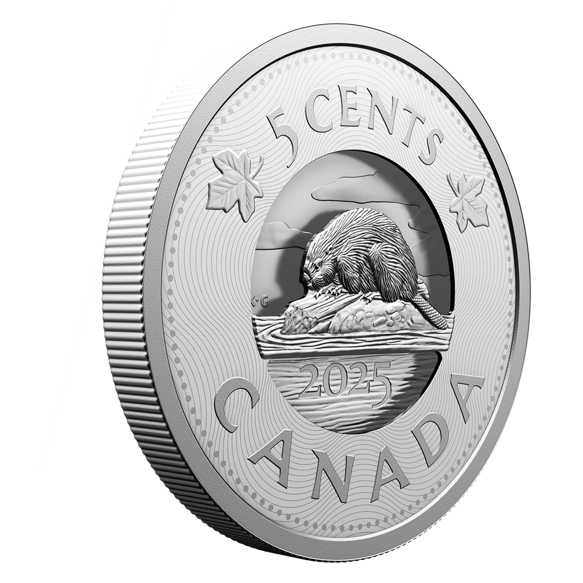 Multilayered Beaver – Fine Silver Coin | The Royal Canadian Mint