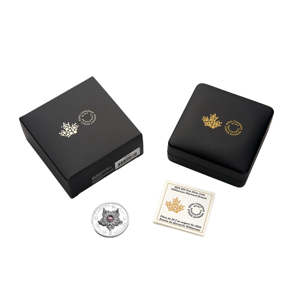 Crown Jewels Series: Williamson Diamond Brooch – 1 oz. Fine Silver Coin ...