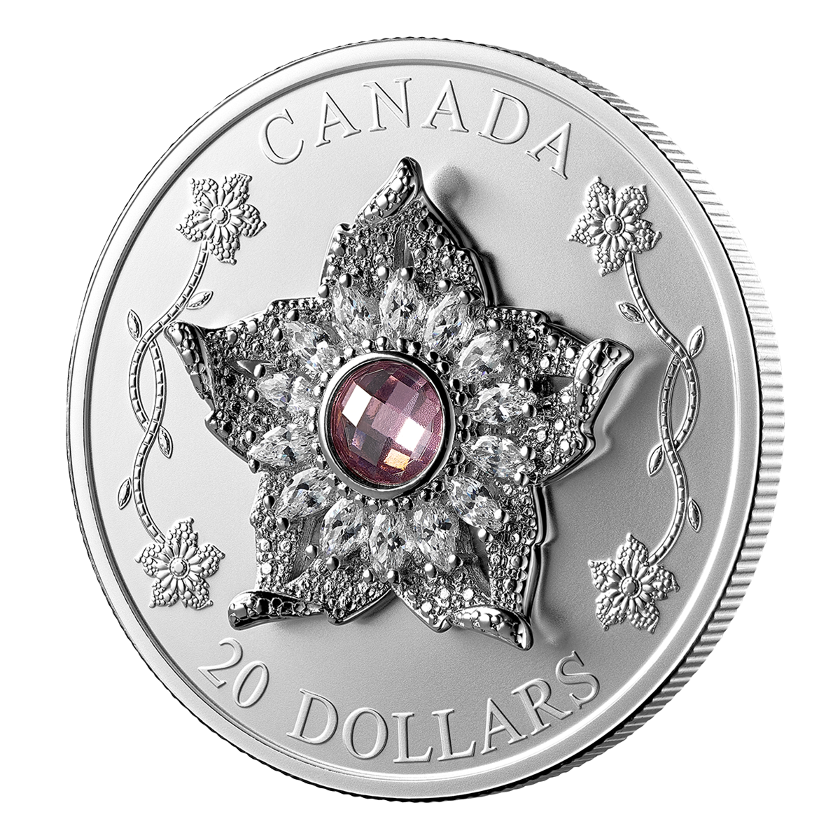 Crown Jewels Series: Williamson Diamond Brooch – 1 oz. Fine Silver Coin ...