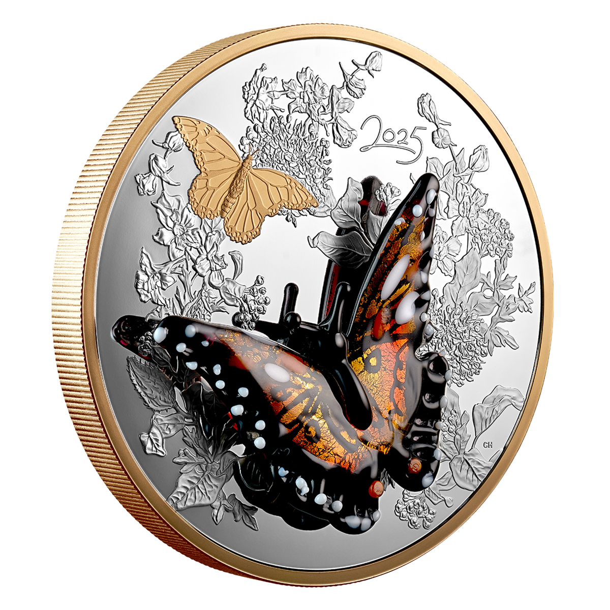 Murano Monarch Butterfly – Half Kilo Fine Silver Coin | The Royal ...