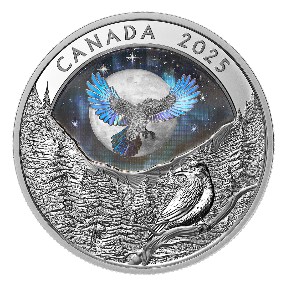 Moon Sky: Raven – 1 oz. Fine Silver Coin | The Royal Canadian Mint
