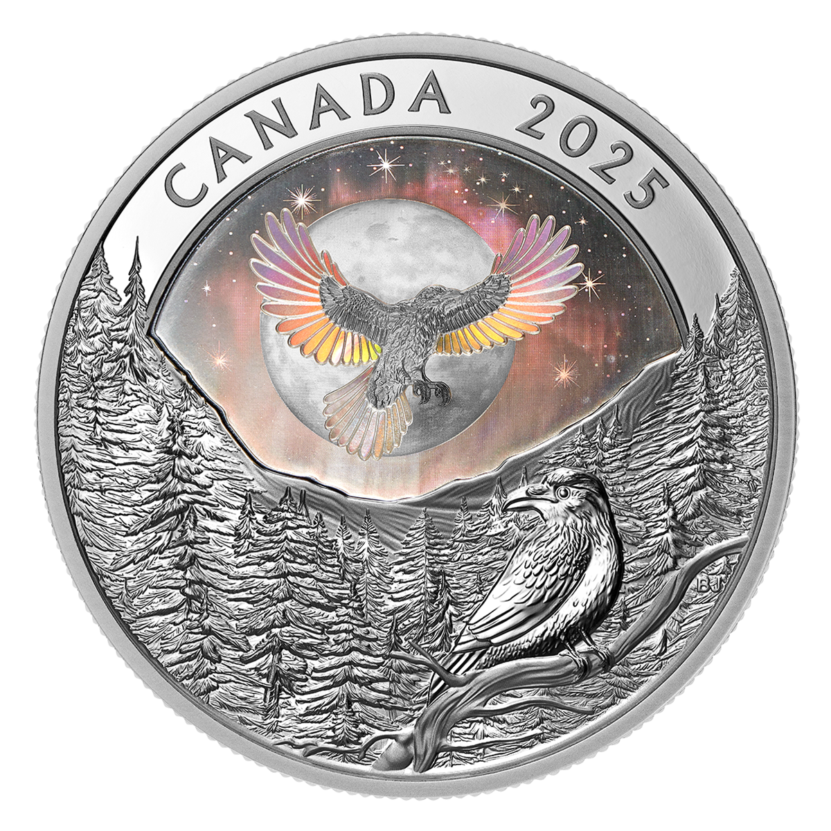 Moon Sky: Raven – 1 oz. Fine Silver Coin | The Royal Canadian Mint