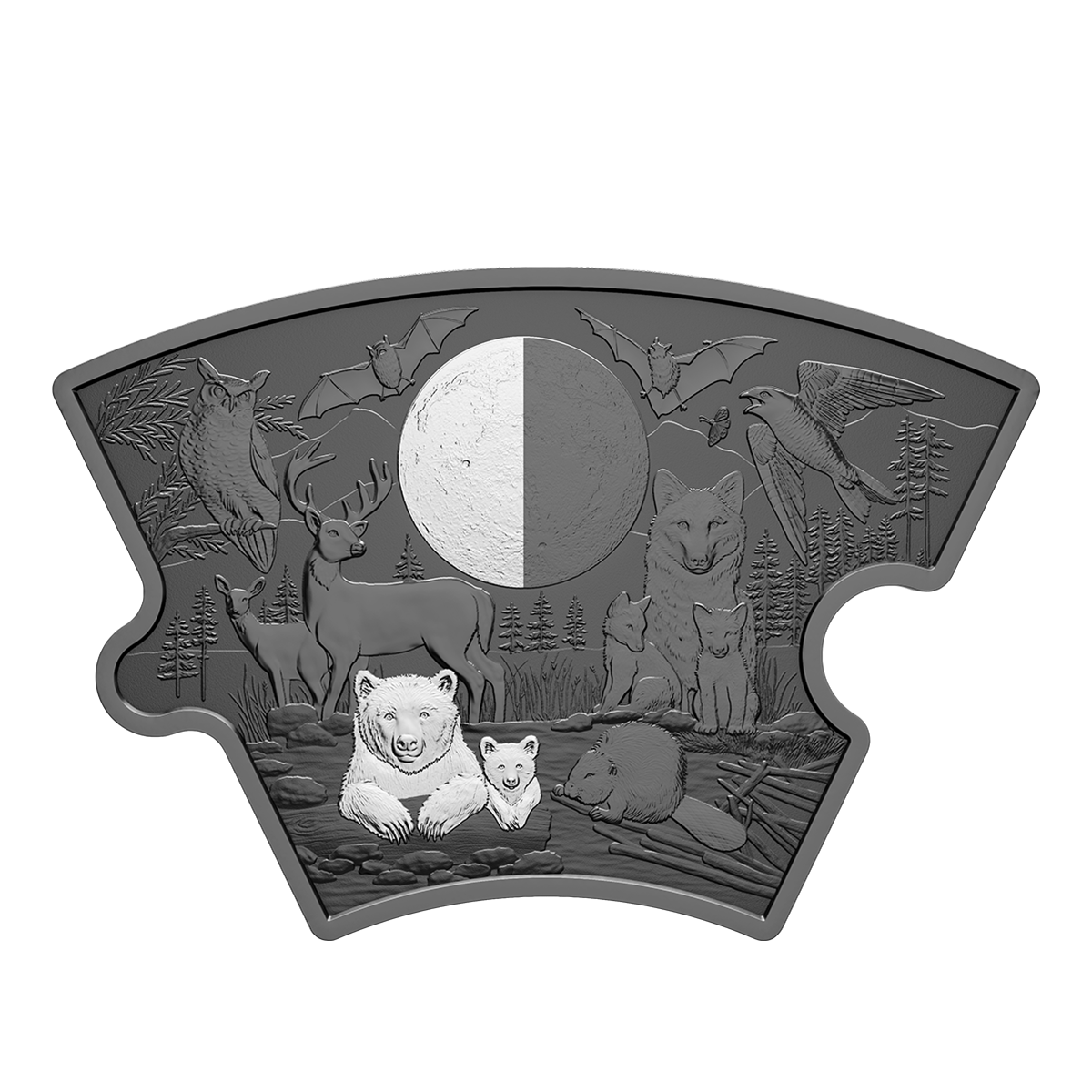Moon phases - Puzzle Coin Set (2025) | The Royal Canadian Mint