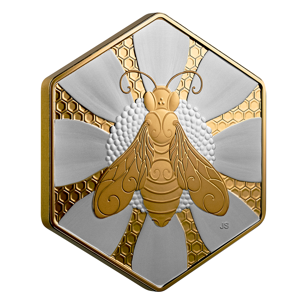Nature’s Delight: Honey Bee – 1 oz. Fine Silver Coin | The Royal ...