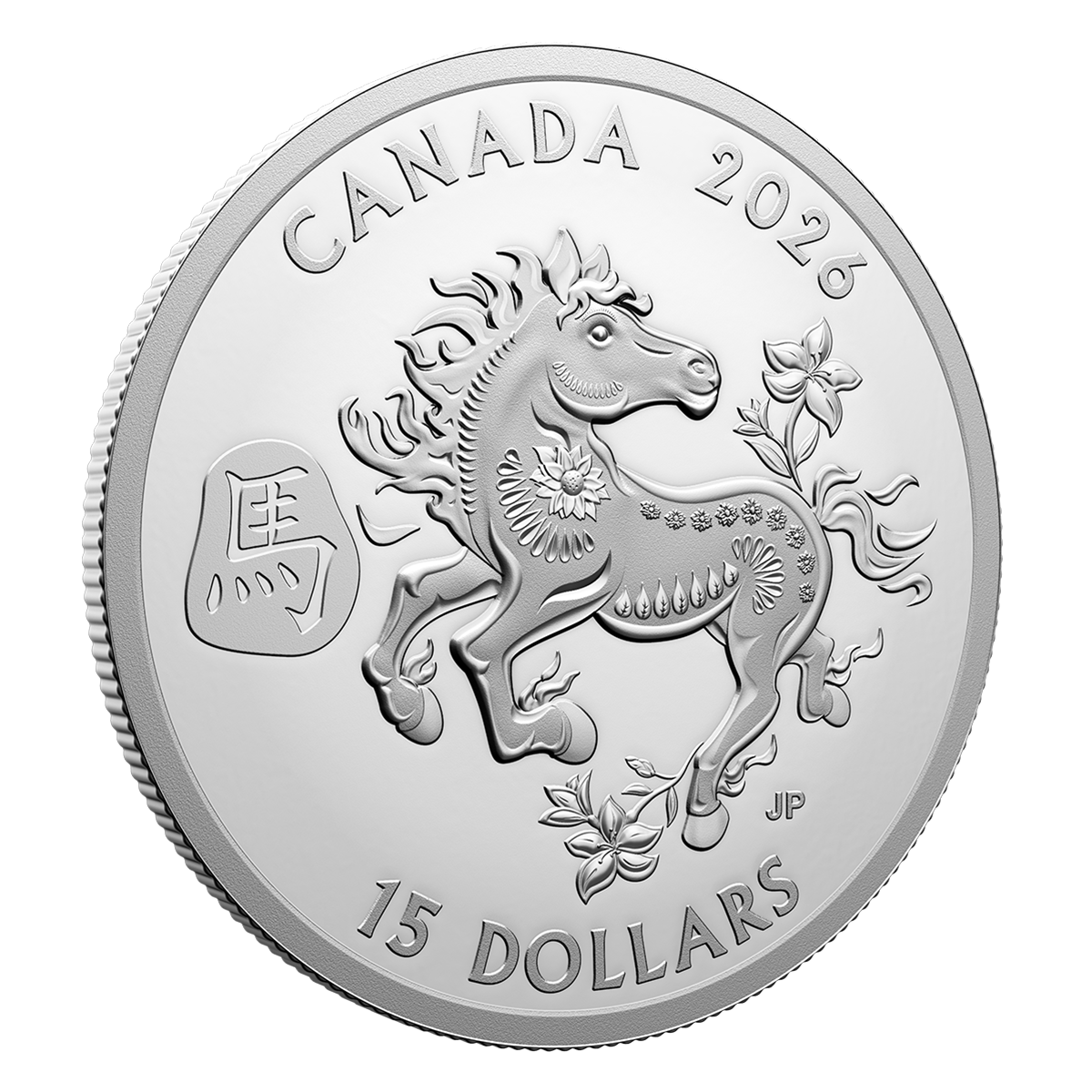 Lunar Year of the Horse – 1 oz. Fine Silver Coin (2026) | The Royal Canadian Mint