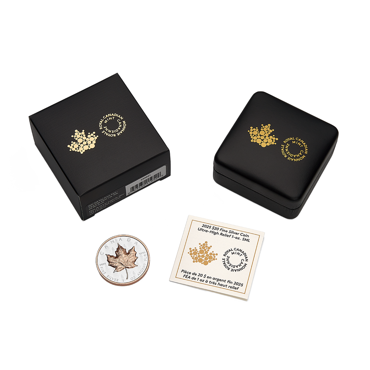 Silver Maple Leaf – 1-oz. Fine Silver Ultra-High Relief Coin (2025 ...