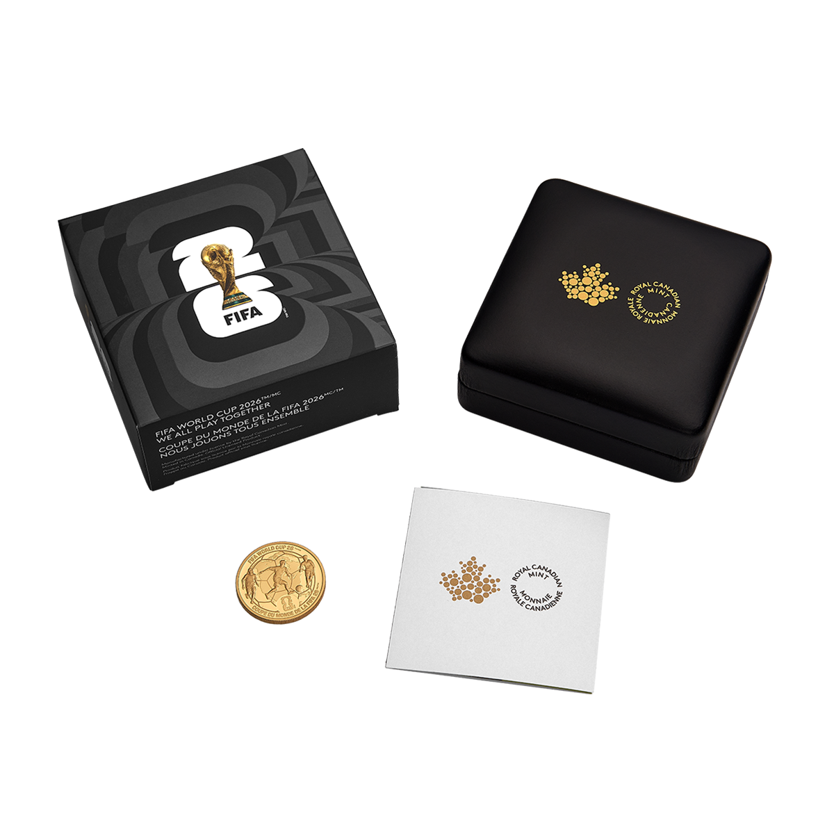 FIFA World Cup 2026ᵀᴹ: We All Play Together – 1 oz. Pure Gold Coin ...
