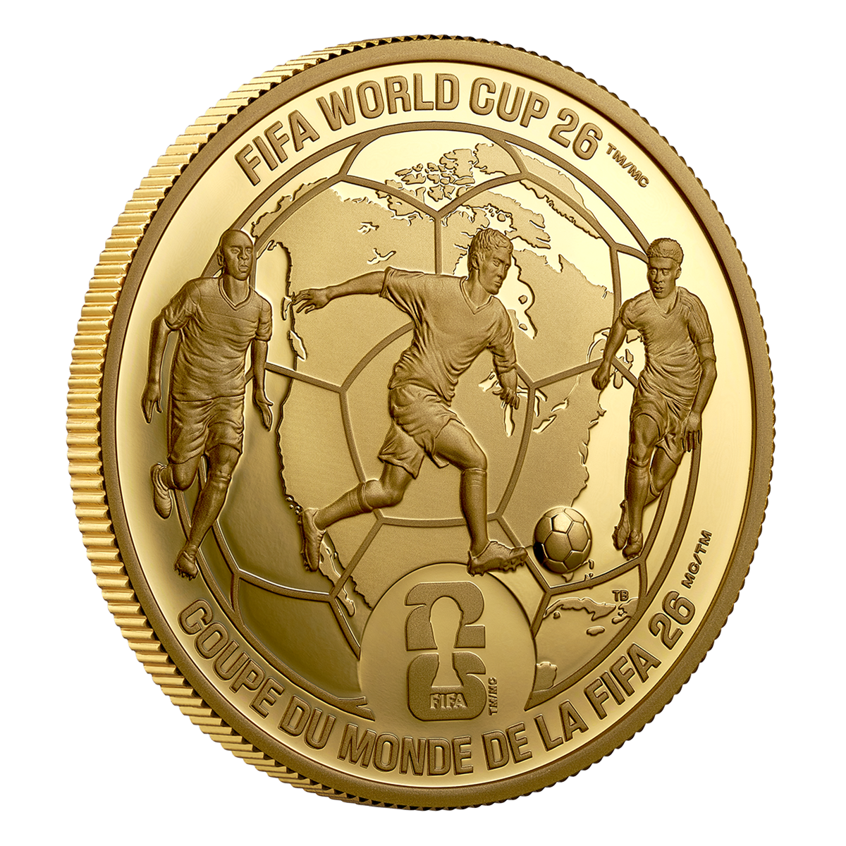 FIFA World Cup 2026ᵀᴹ: We All Play Together – 1 oz. Pure Gold Coin ...