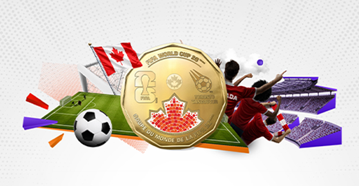 Rouleau spécial de pièces de 1 $ 2026 – Coupe du Monde de la FIFA ...